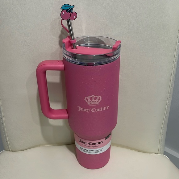 Juicy Couture | Dining | Juicy Couture Pink Sparkly Insulated With ...